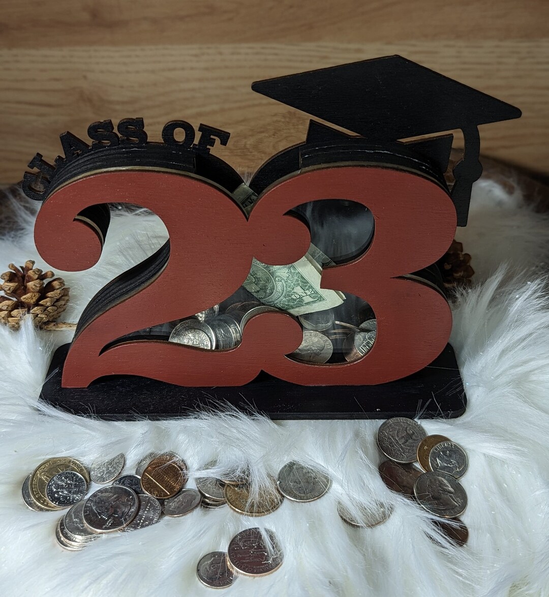 Personalized Graduation Coin Bank, Money Holder, 2023 Graduation, Bank ...