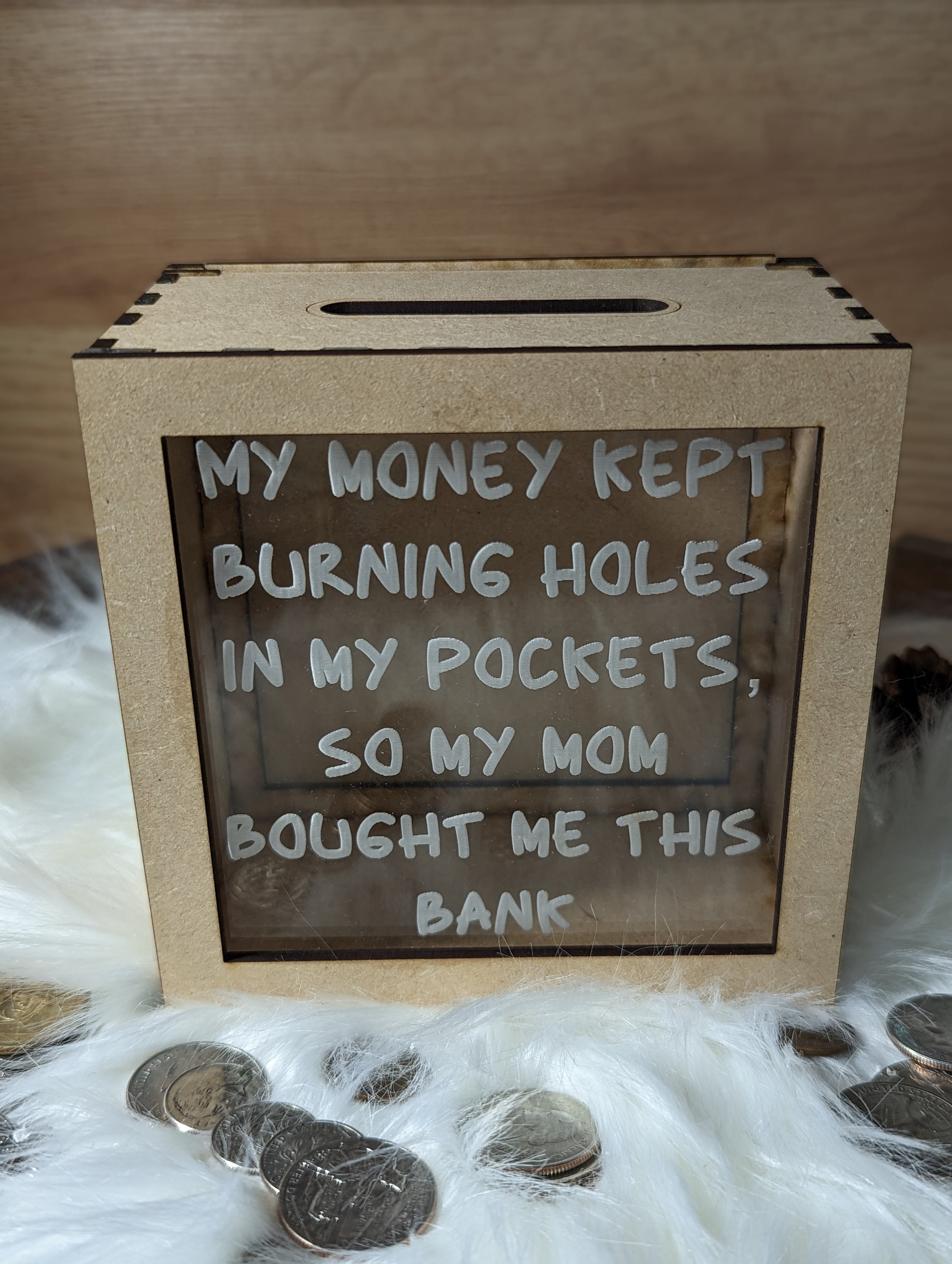 Personalized Coin Bank, Custom Bank, Bank, Custom Quote Bank, Sarcastic ...