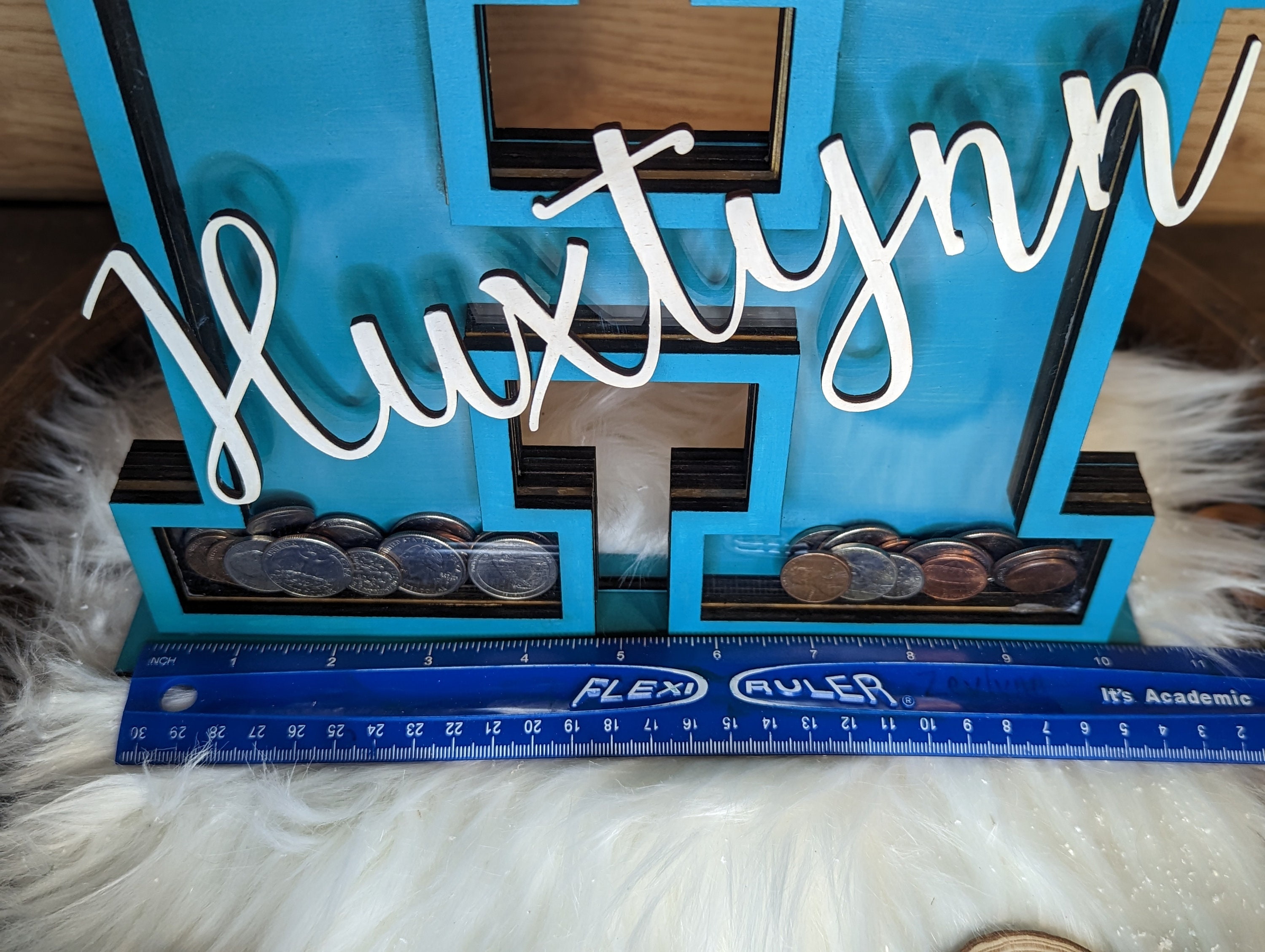 Personalized Coin Bank, Custom Bank, Monogram Bank, Bank, Bottle Cap ...