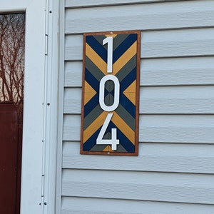 Property Number Sign Plaque, House Number Sign, Number Sign, Barn Quilt ...