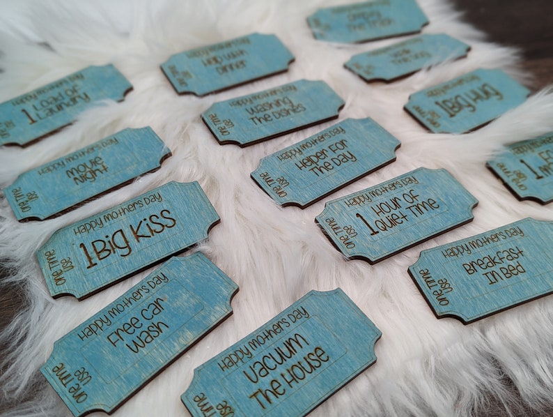 Mother's Day Tokens , Mom Tokens, Mom Needs Tokens, Mother's Day Gift ...