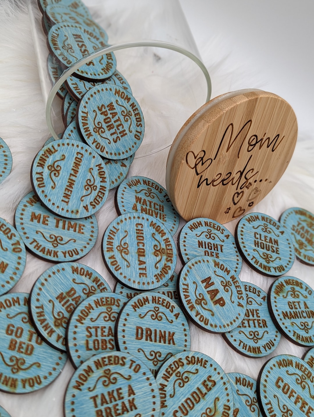 Mother's Day Tokens , Mom Tokens, Mom Needs Tokens, Mother's Day Gift ...