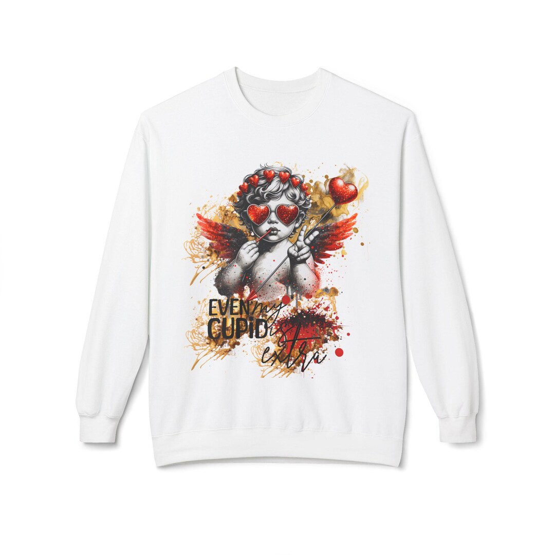 Valentine's Day Cupid's Love Softstyle Sweatshirt, Unisex Crewneck ...