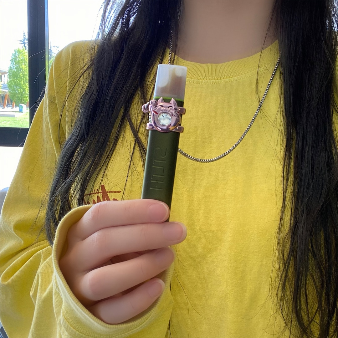 Only for STLTH, Kawaii Crystal Cat Anti Loss Vape Holder, Stainless ...