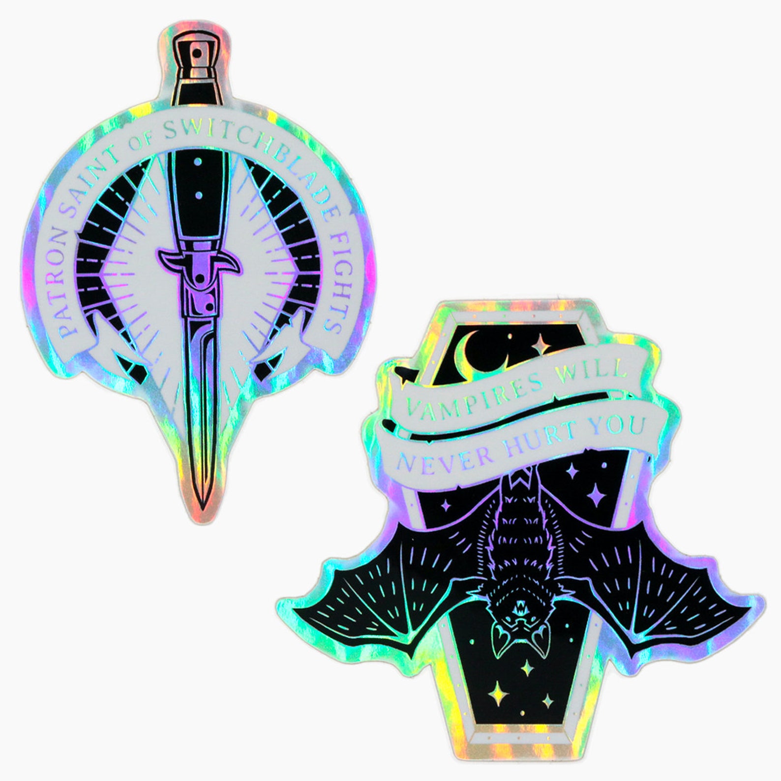 MCR Holographic Stickers - Etsy