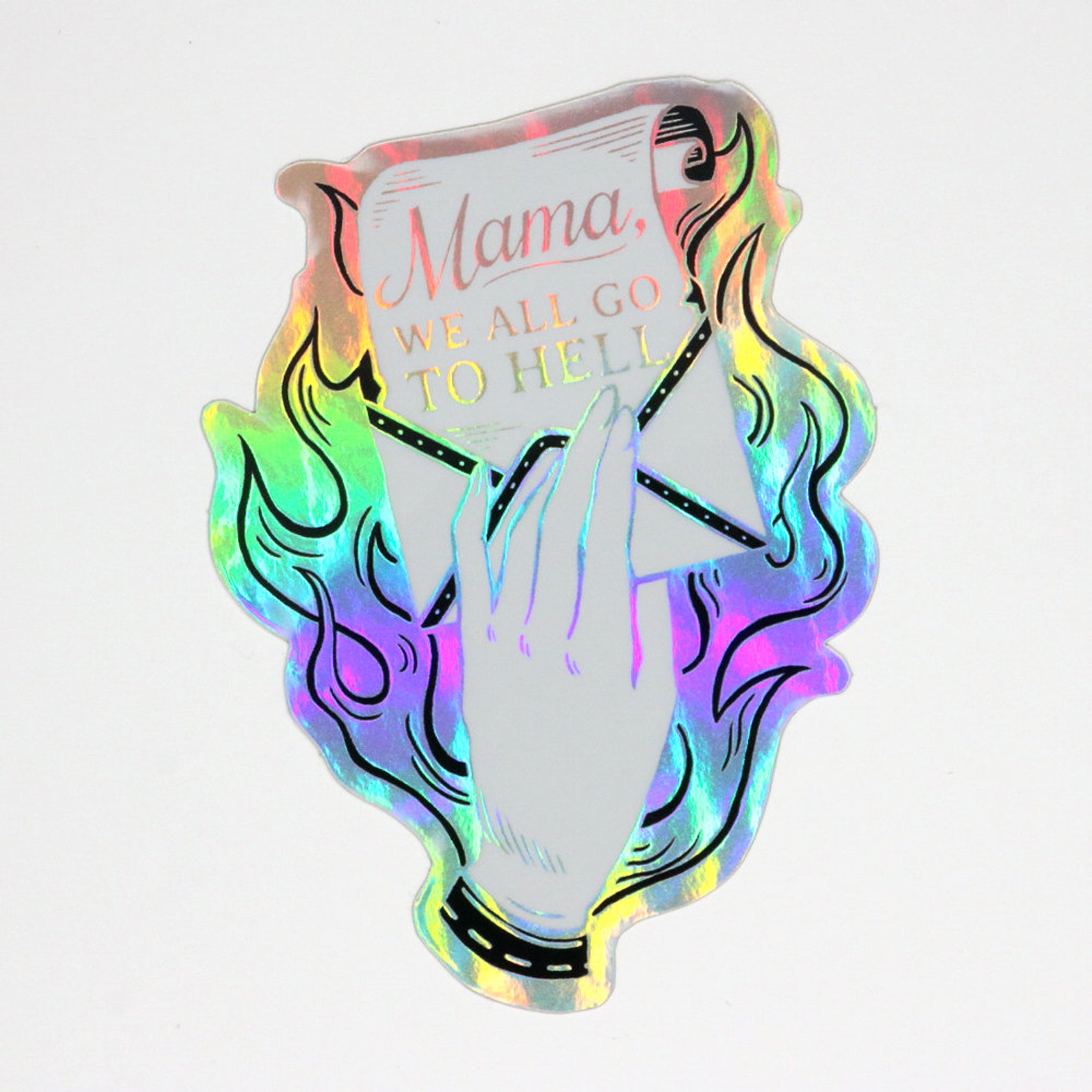 MCR Holographic Stickers - Etsy