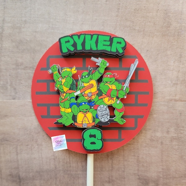 Ninja Turtles Cake - Etsy