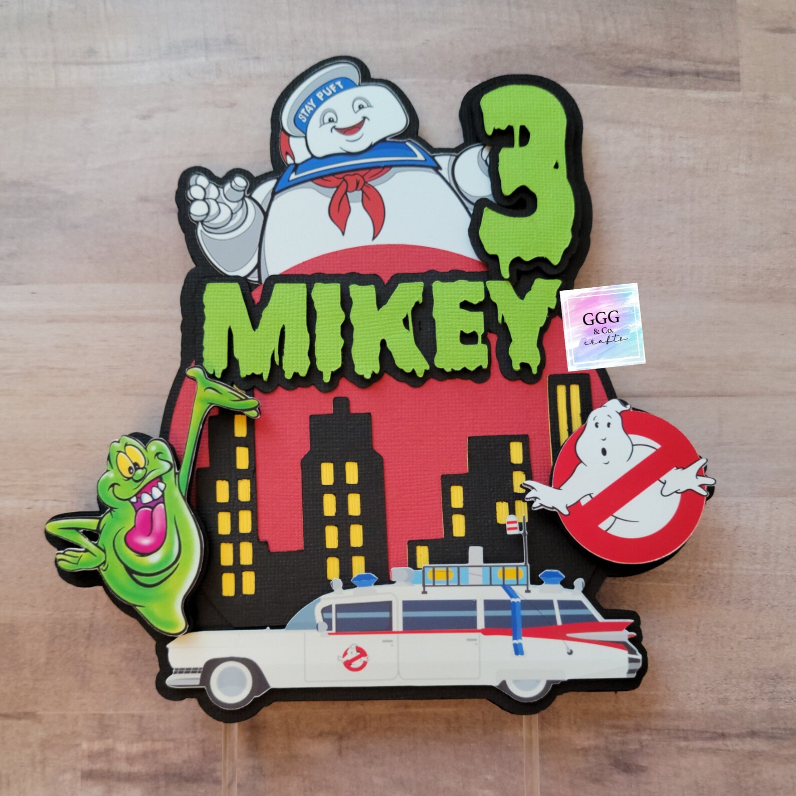 Ghostbuster Cake Topper Ghostbusters Party Ghostbusters - Etsy