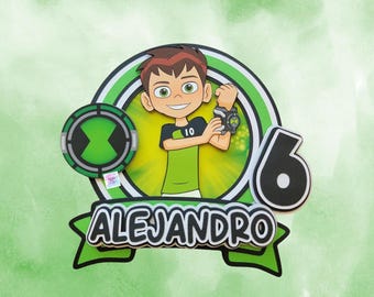 Ben 10 Birthday Cake Topper - Etsy