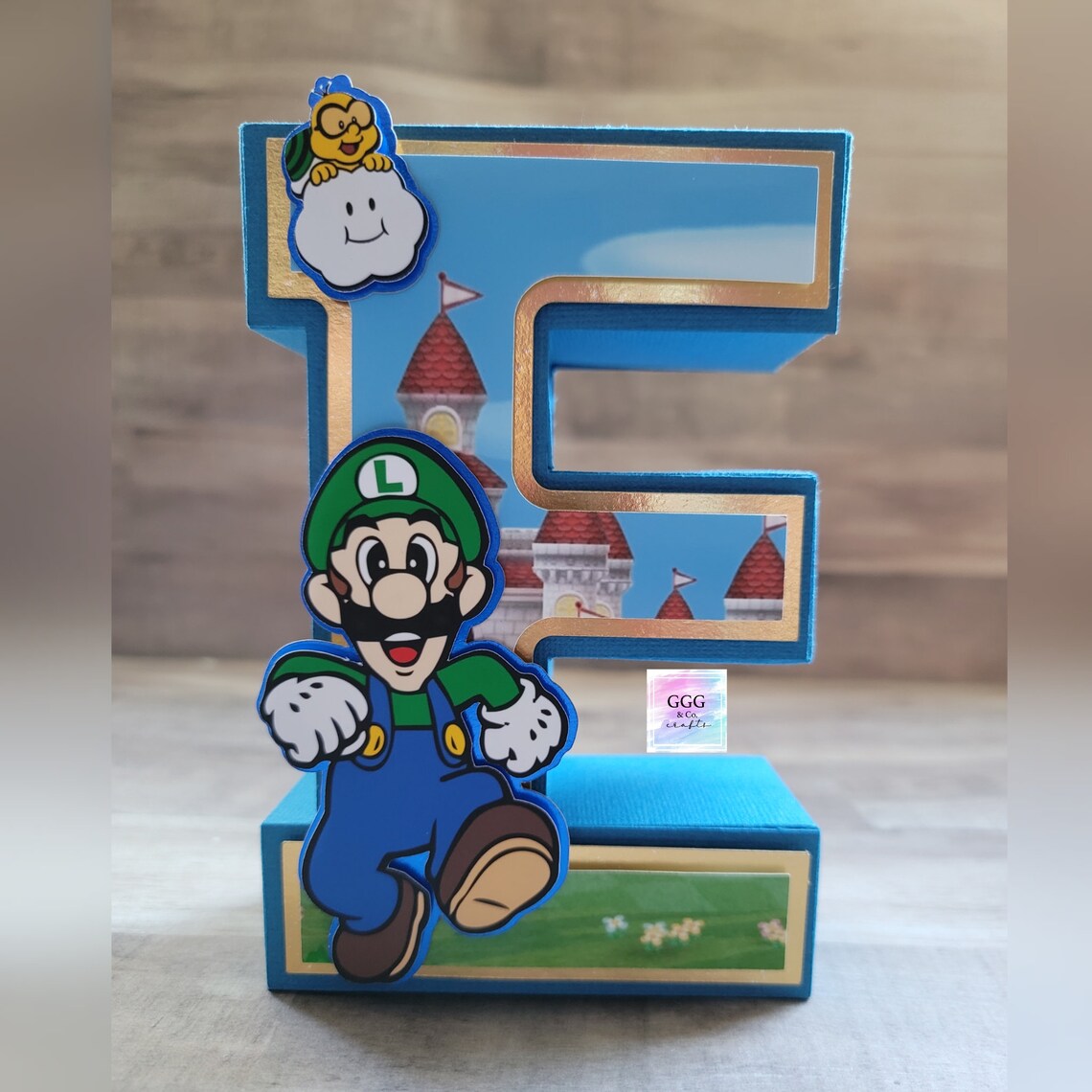 Super Mario 3d Letters, Mario Party Birthday Decoration - Etsy
