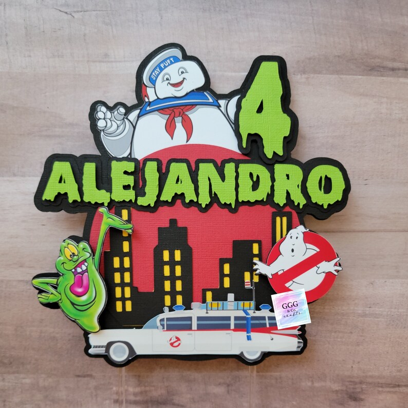 Ghostbuster Cake Topper Ghostbusters Party Ghostbusters - Etsy
