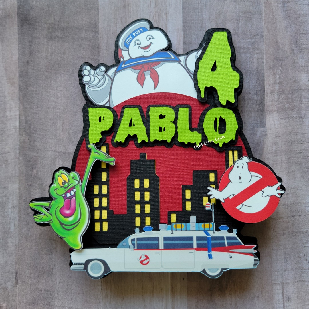 Ghostbuster Cake Topper Ghostbusters Party Ghostbusters - Etsy