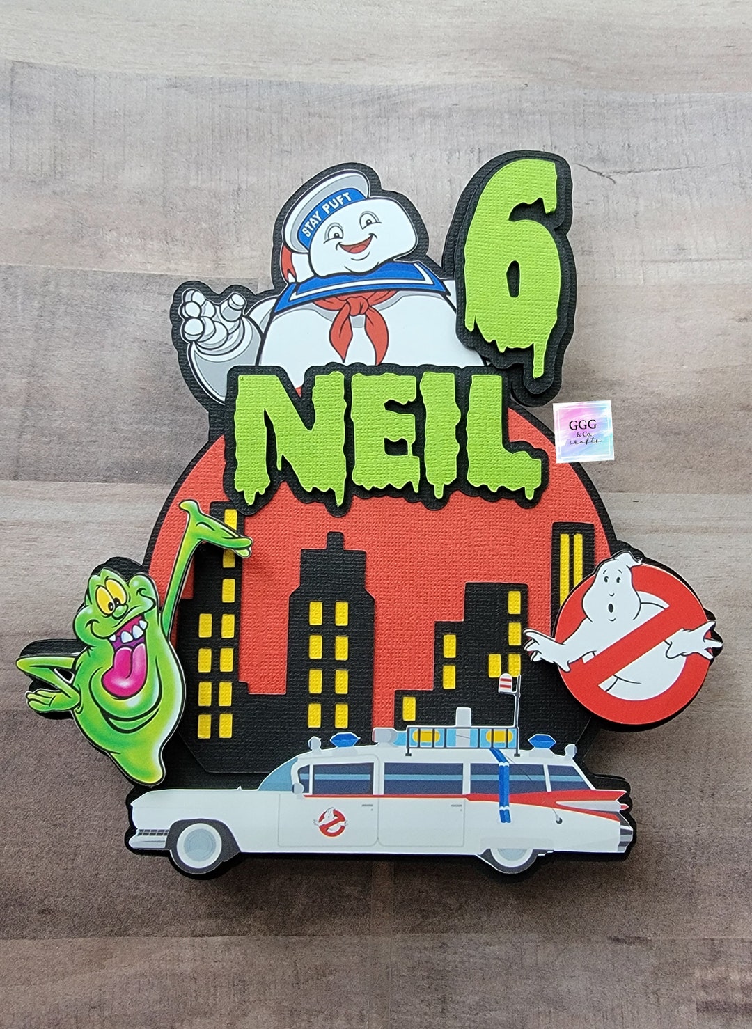 Ghostbuster Cake Topper, Ghostbusters Party, Ghostbusters Birthday ...