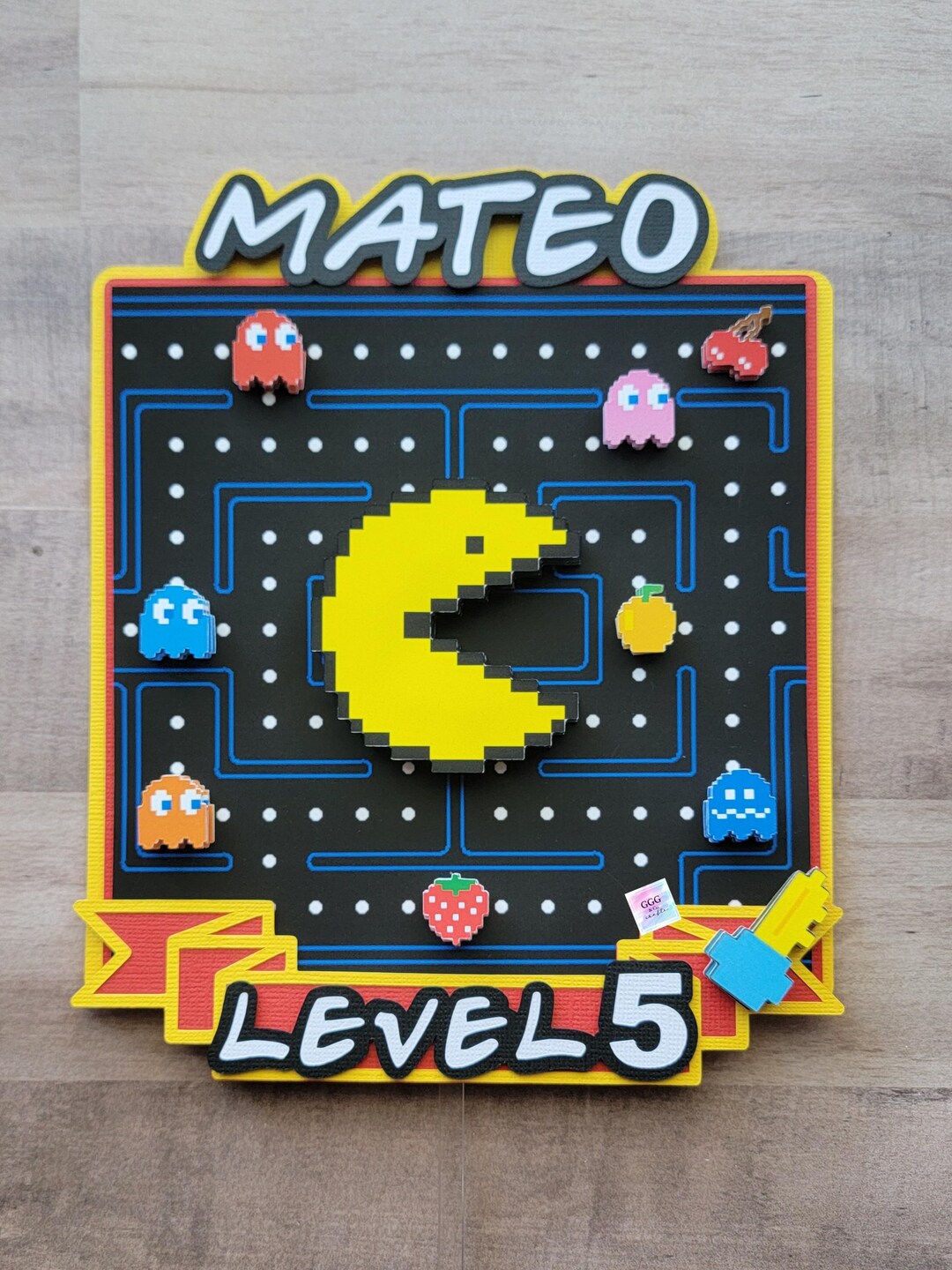 Pac-man Cake Topper, Arcade Topper - Etsy