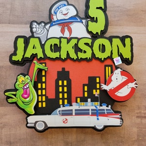 Ghostbuster Cake Topper, Ghostbusters Party, Ghostbusters Birthday ...