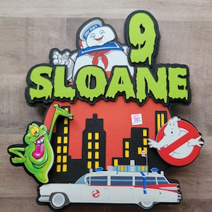 Ghostbuster Cake Topper, Ghostbusters Party, Ghostbusters Birthday ...
