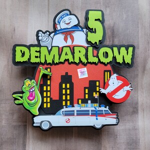 Ghostbuster Cake Topper, Ghostbusters Party, Ghostbusters Birthday ...