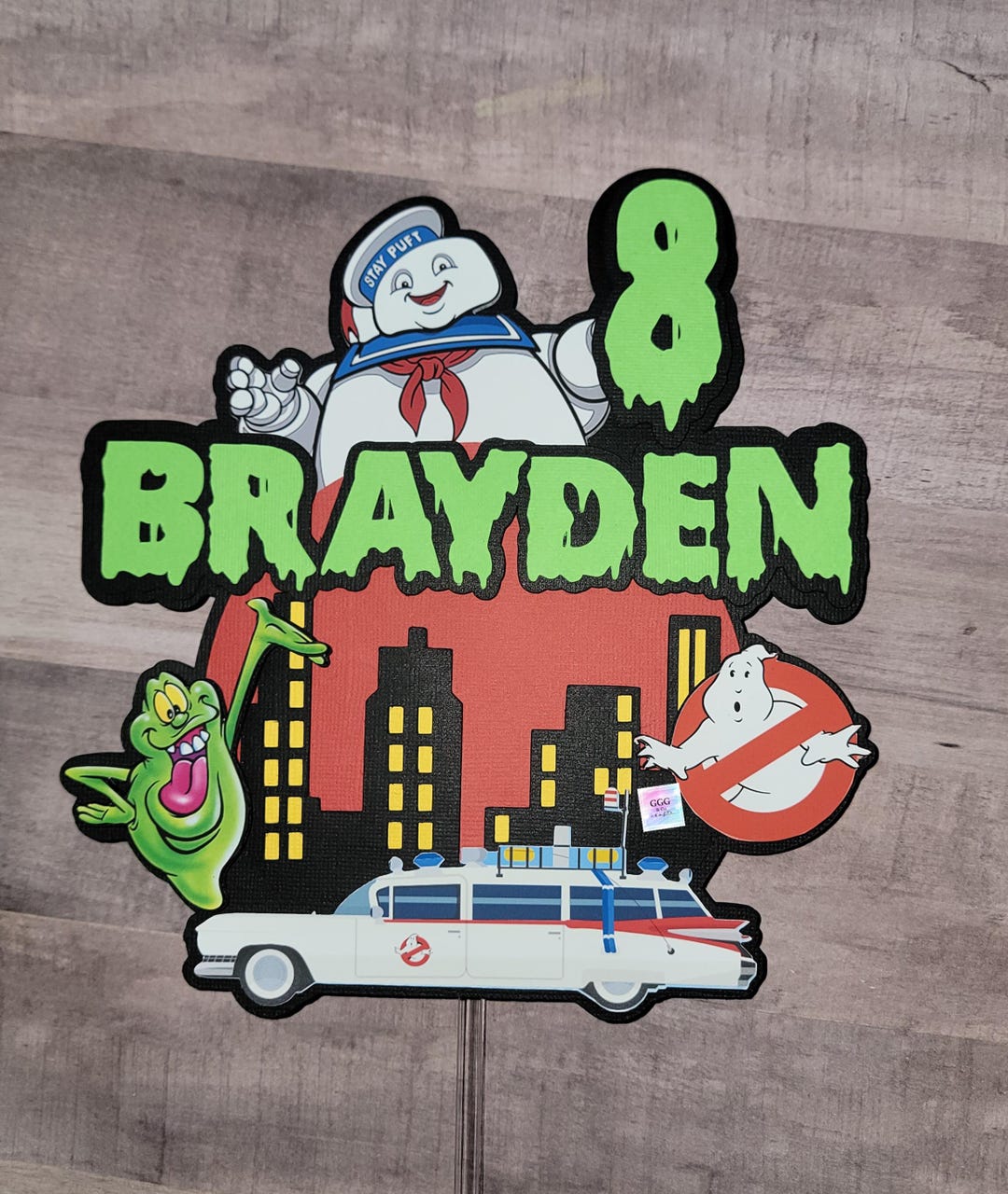 Ghostbuster Cake Topper, Ghostbusters Party, Ghostbusters Birthday ...