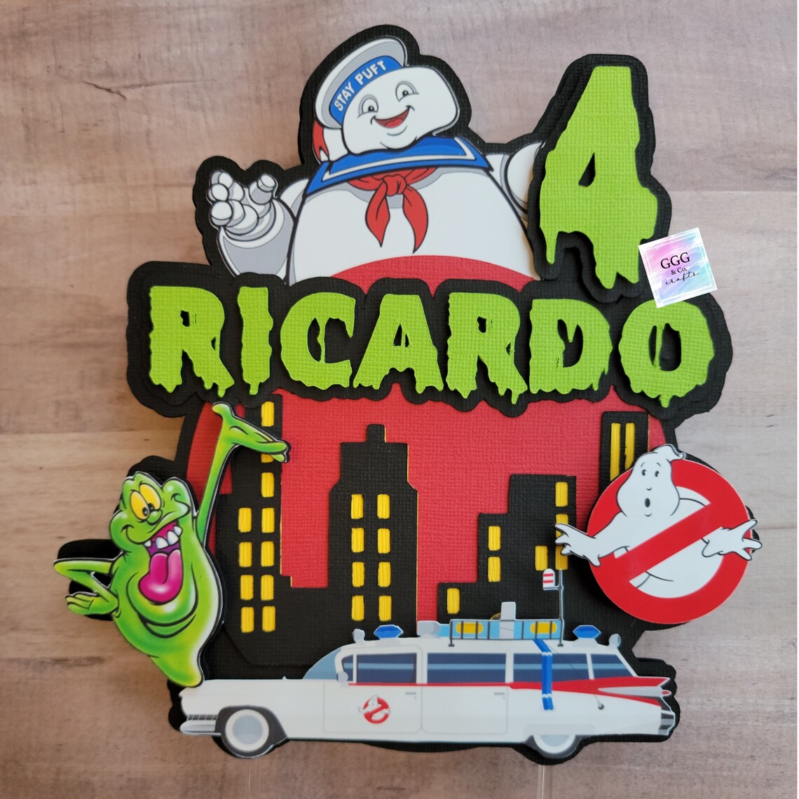 Ghostbuster Cake Topper Ghostbusters Party Ghostbusters - Etsy