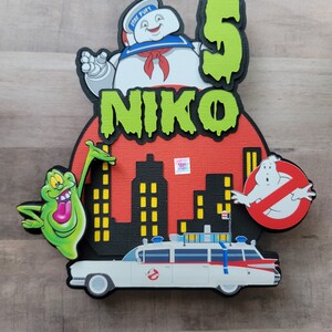Ghostbuster Cake Topper, Ghostbusters Party, Ghostbusters Birthday ...