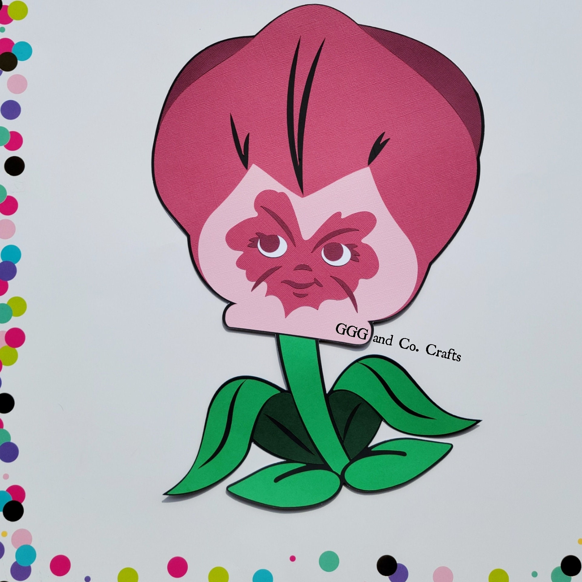 Alice in Wonderland Cardstock Talking Flowers Party - Etsy