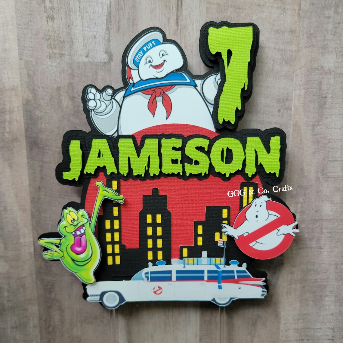 Ghostbuster Cake Topper Ghostbusters Party Ghostbusters - Etsy