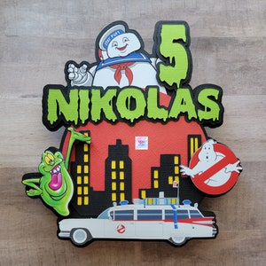 Ghostbuster Cake Topper, Ghostbusters Party, Ghostbusters Birthday ...