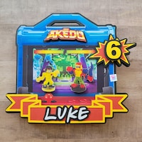Akedo Warriors Cake Topper Birthday Pick Your Fav Characters - Etsy ...