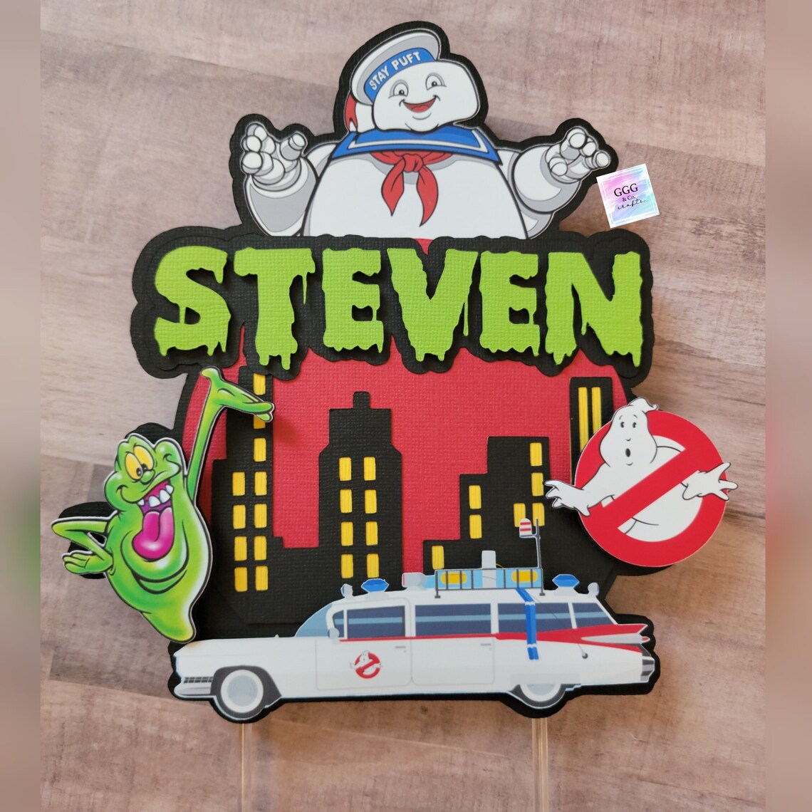 Ghostbuster Cake Topper Ghostbusters Party Ghostbusters - Etsy