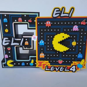 Pac-man Cake Topper, Arcade Topper - Etsy