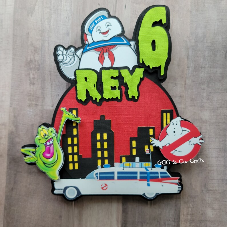 Ghostbuster Cake Topper Ghostbusters Party Ghostbusters - Etsy