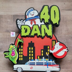 Ghostbuster Cake Topper, Ghostbusters Party, Ghostbusters Birthday ...
