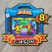 Akedo Cake Topper, Arcade Birthday Party Decor, Personalized Name & Age ...