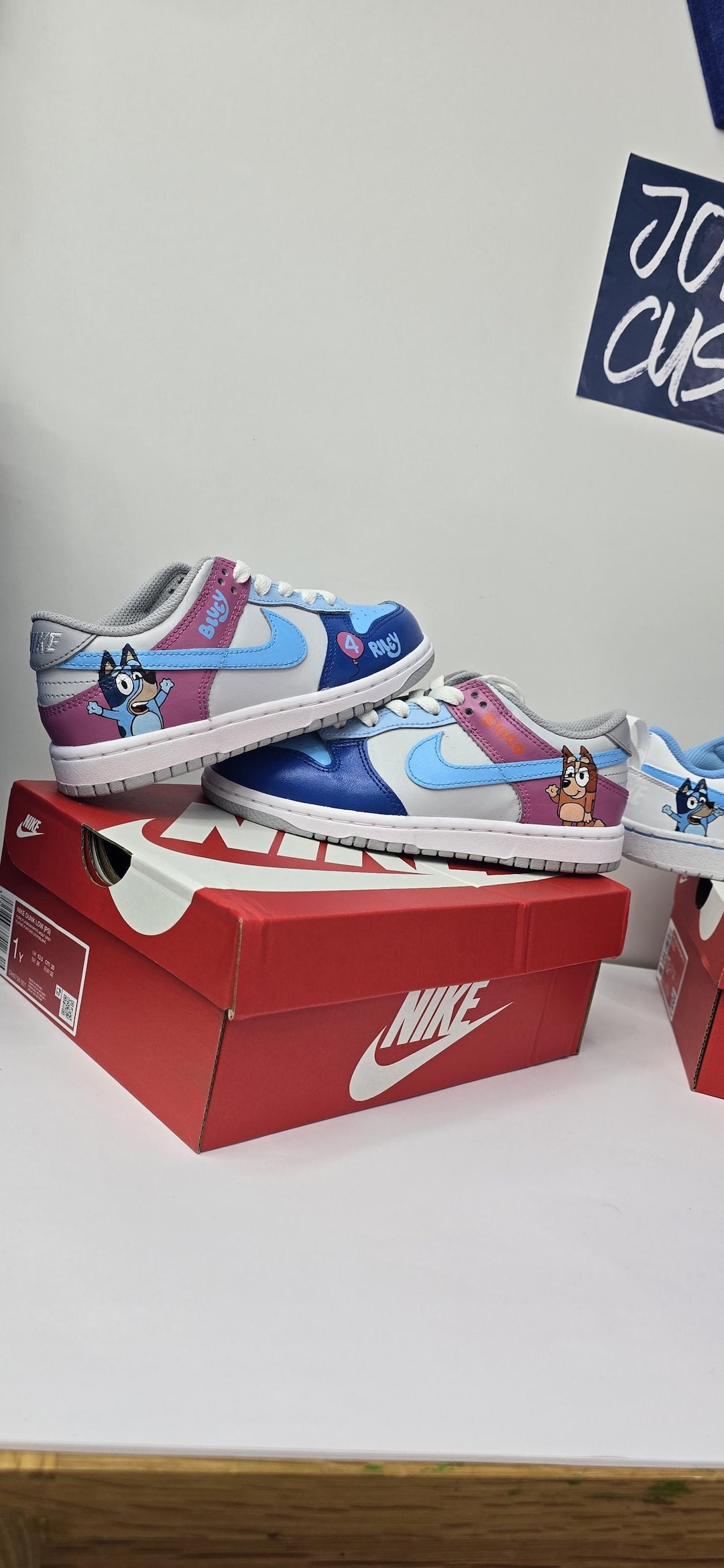 Nike Dunks Personalised Custom Hand Painted - Etsy UK