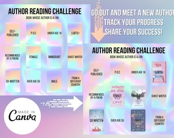 ABC / Alphabet Reading Challenge Template - Etsy