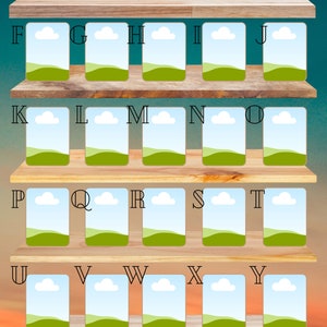 ABC / Alphabet Reading Challenge Template - Etsy