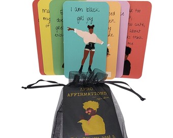 Black Icons Affirmation Cards for Men - 50 Powerful Quotes and ...