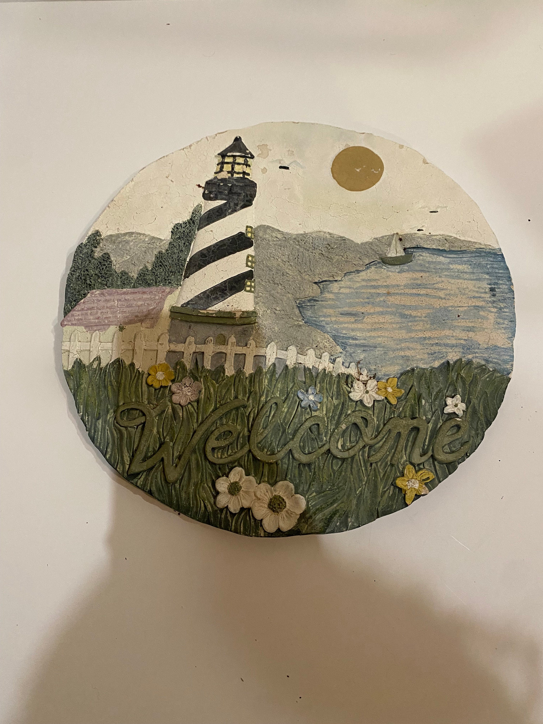 Lighthouse Welcome Sign - Etsy