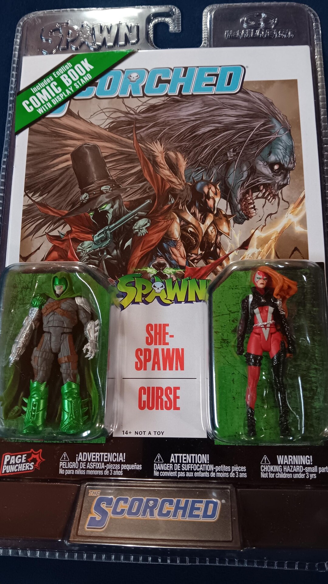 Spawn Mcfarlane Toys Scorched Comic With Figures - Etsy