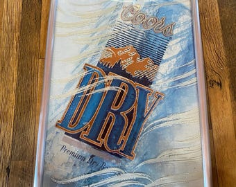 Vintage Coors Beer Tray Metal Round 13 Inch - Etsy