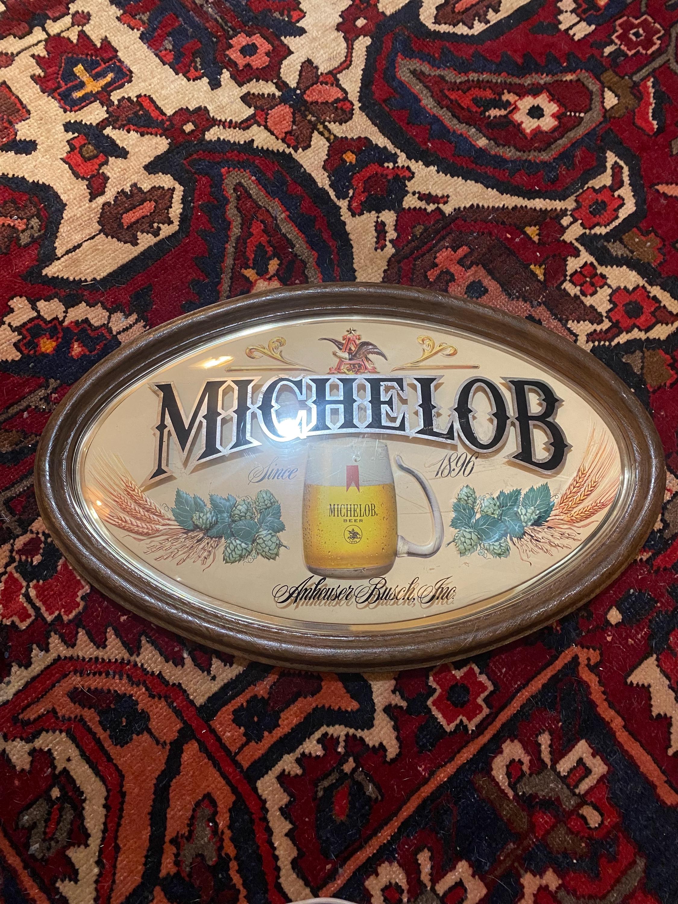Vintage Michelob Beer Sign - Etsy
