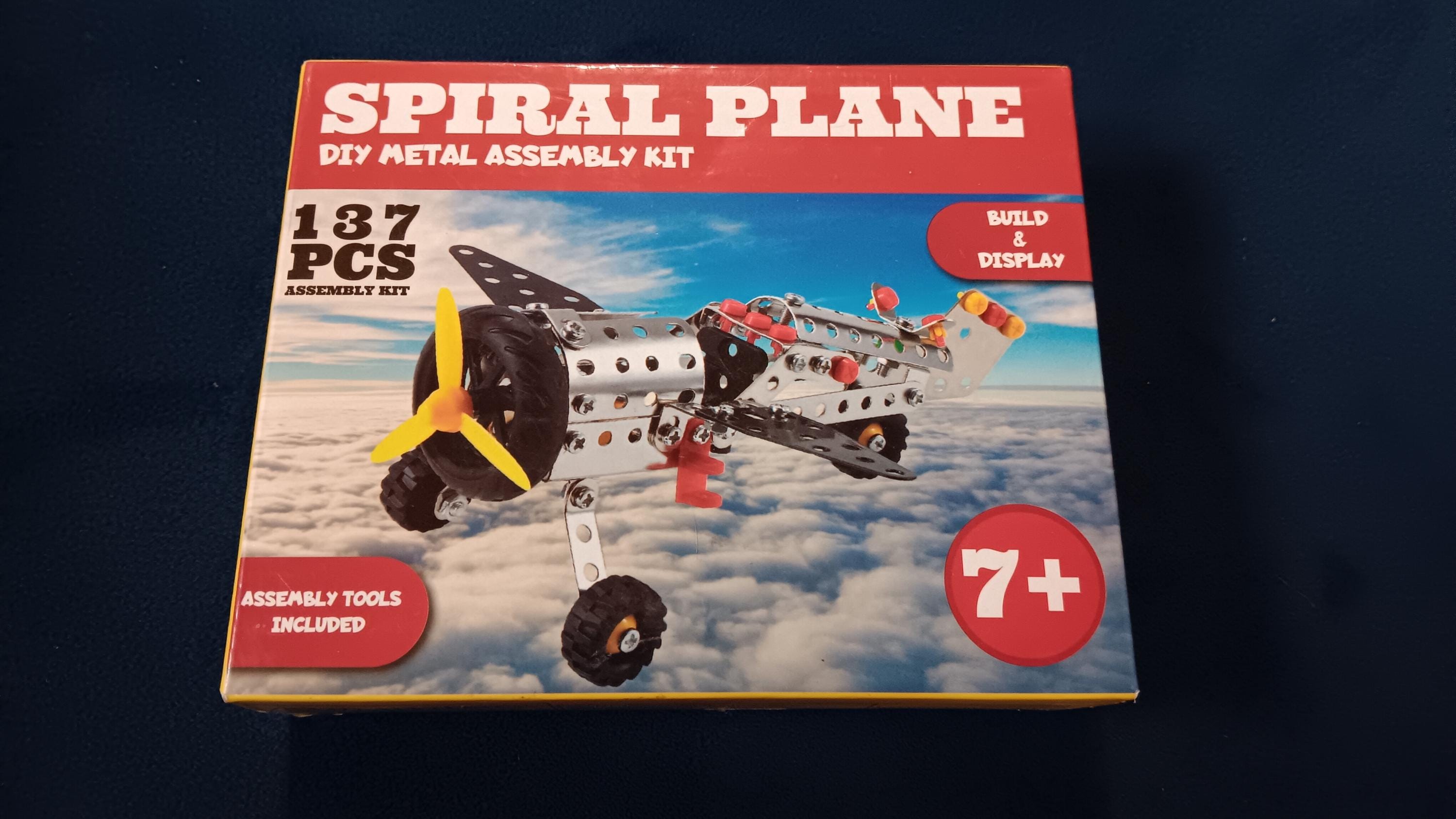 Spiral Plane Diy Metal Assembly Kit - Etsy