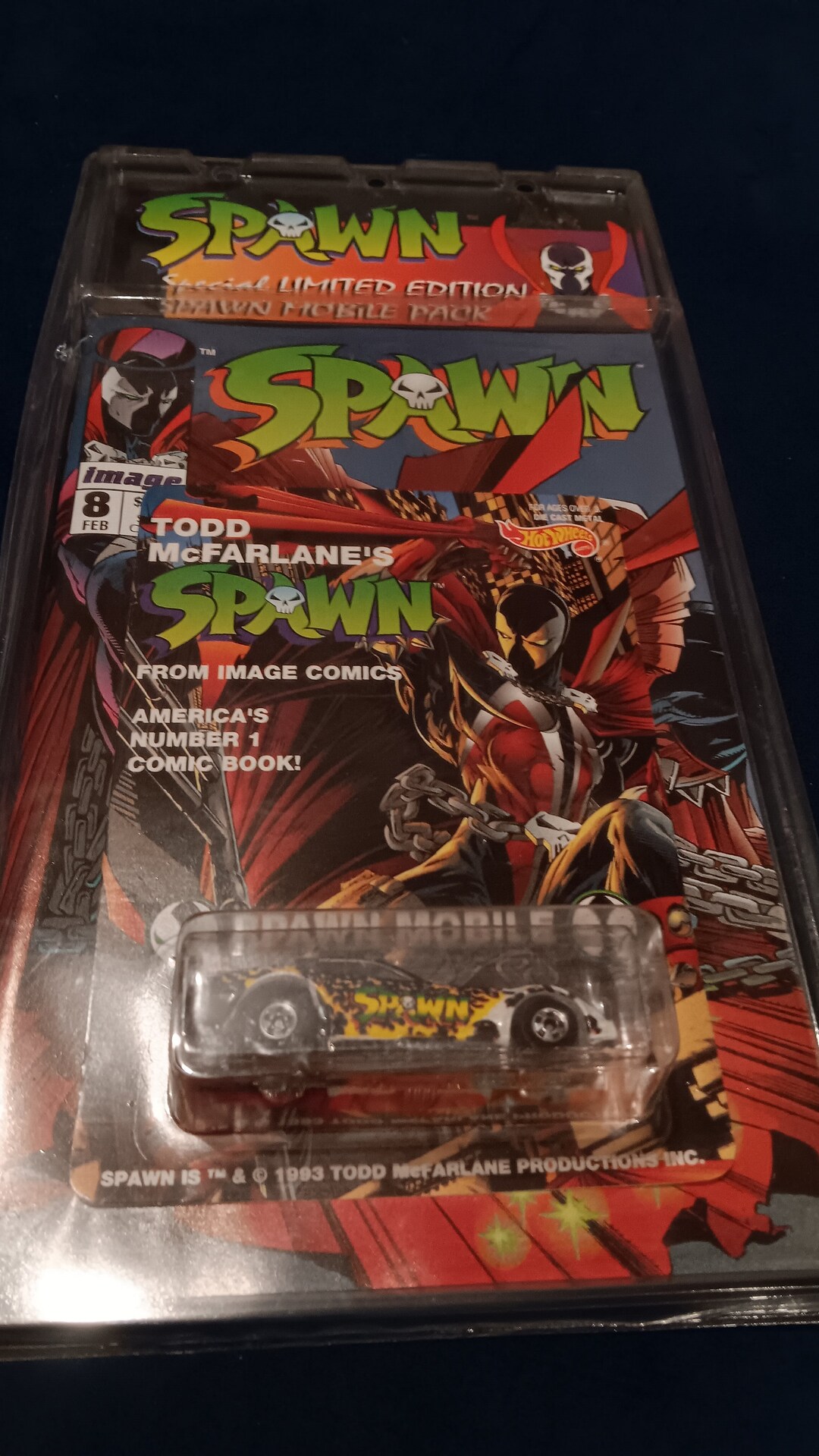 Vintage 1993 Spawn Special Edition Mobile Pack Hot Wheels - Etsy