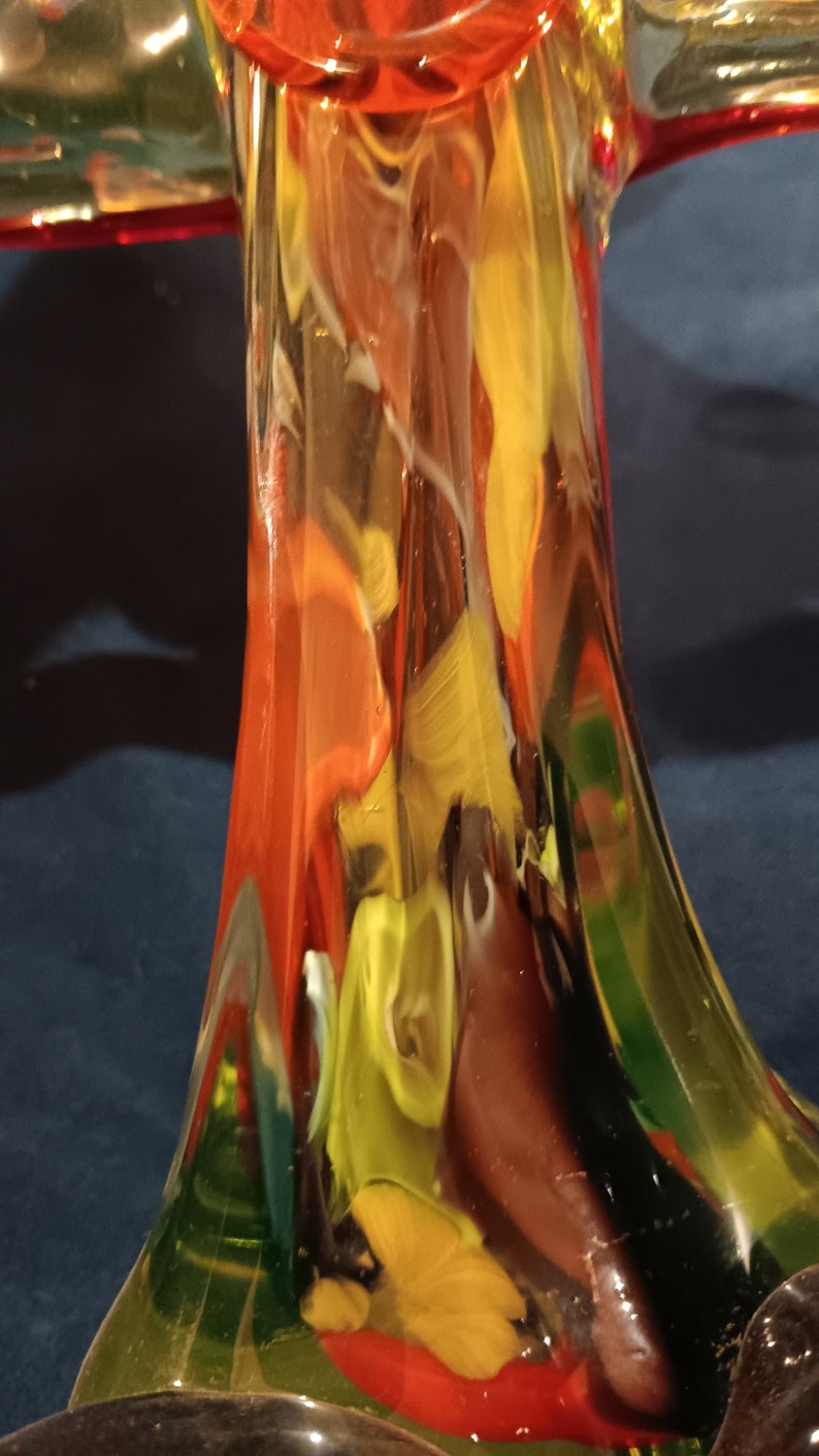 Vintage 17 Inch Tall Murano Glass Clown Art Glass - Etsy
