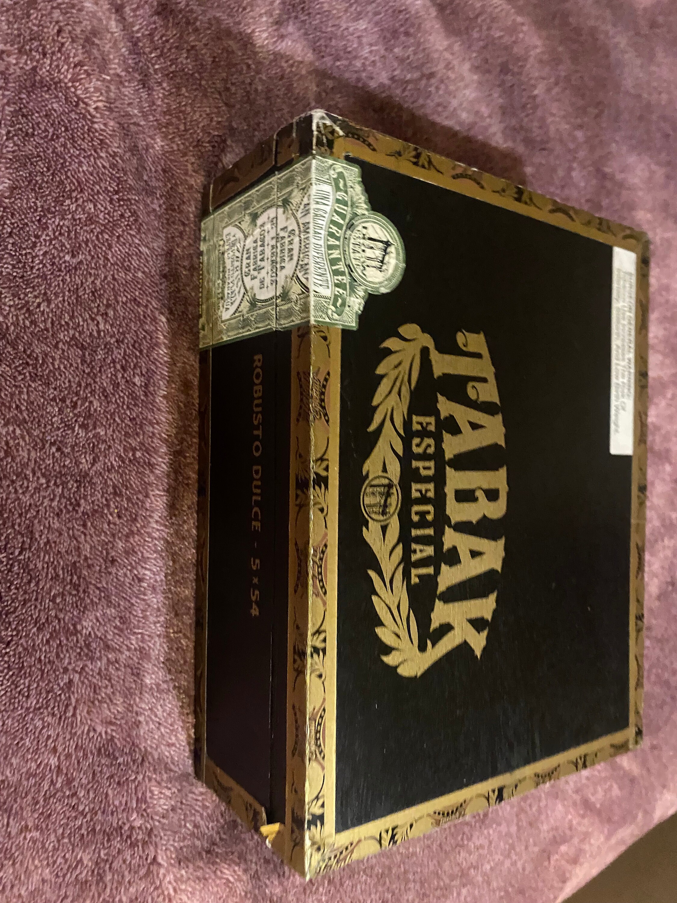 Tabak Especial Cigar Box - Etsy