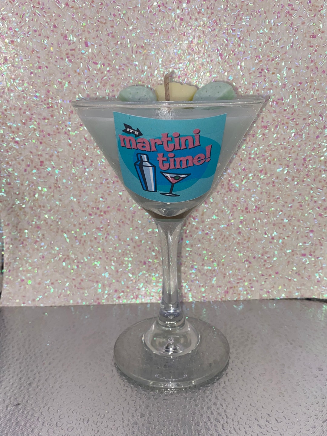 Martini Time Candle - Etsy