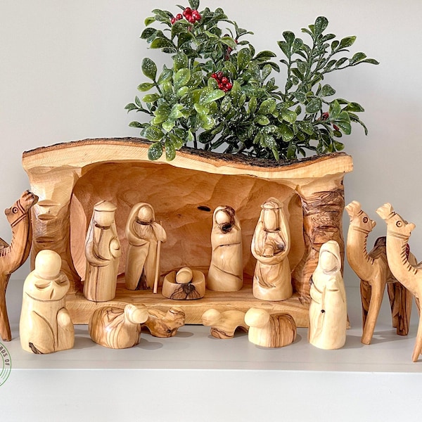 Nativity in a Cave - Etsy