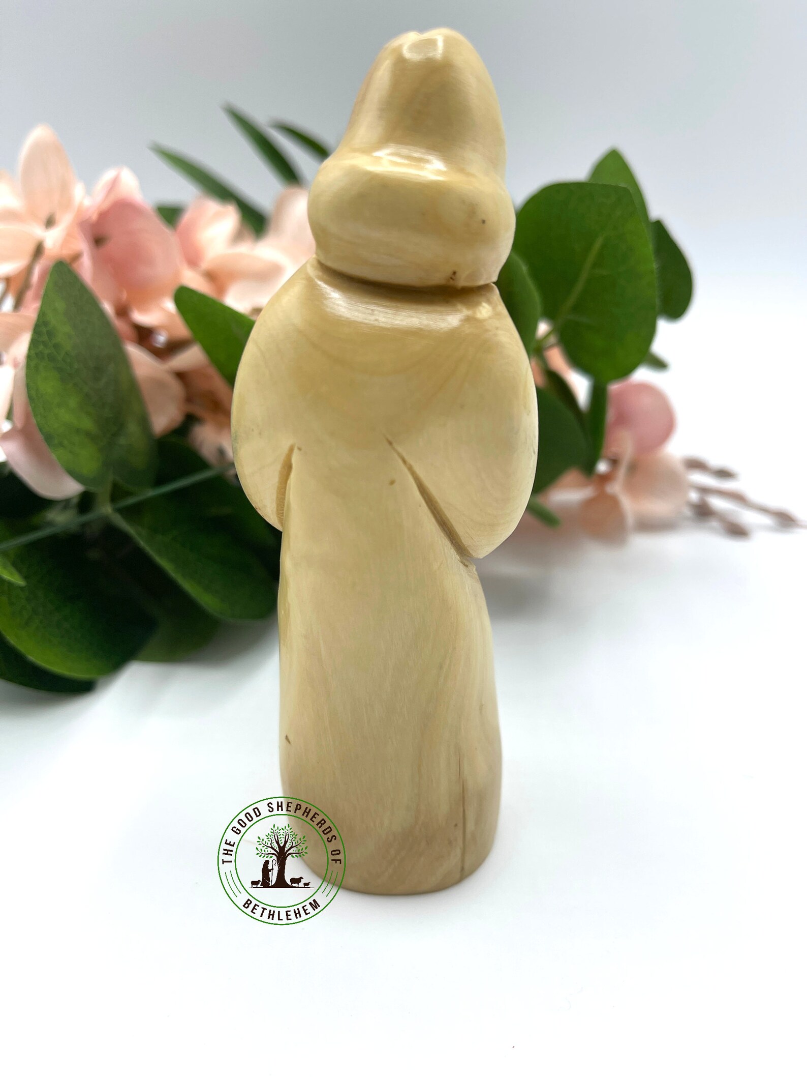 The Good Shepherd Olive Wood Carving, the Good Shepherds Wooden ...