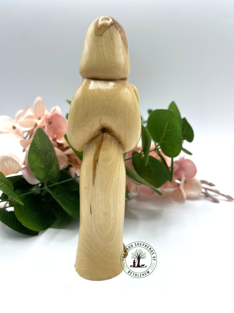 The Good Shepherd Olive Wood Carving, the Good Shepherds Wooden ...