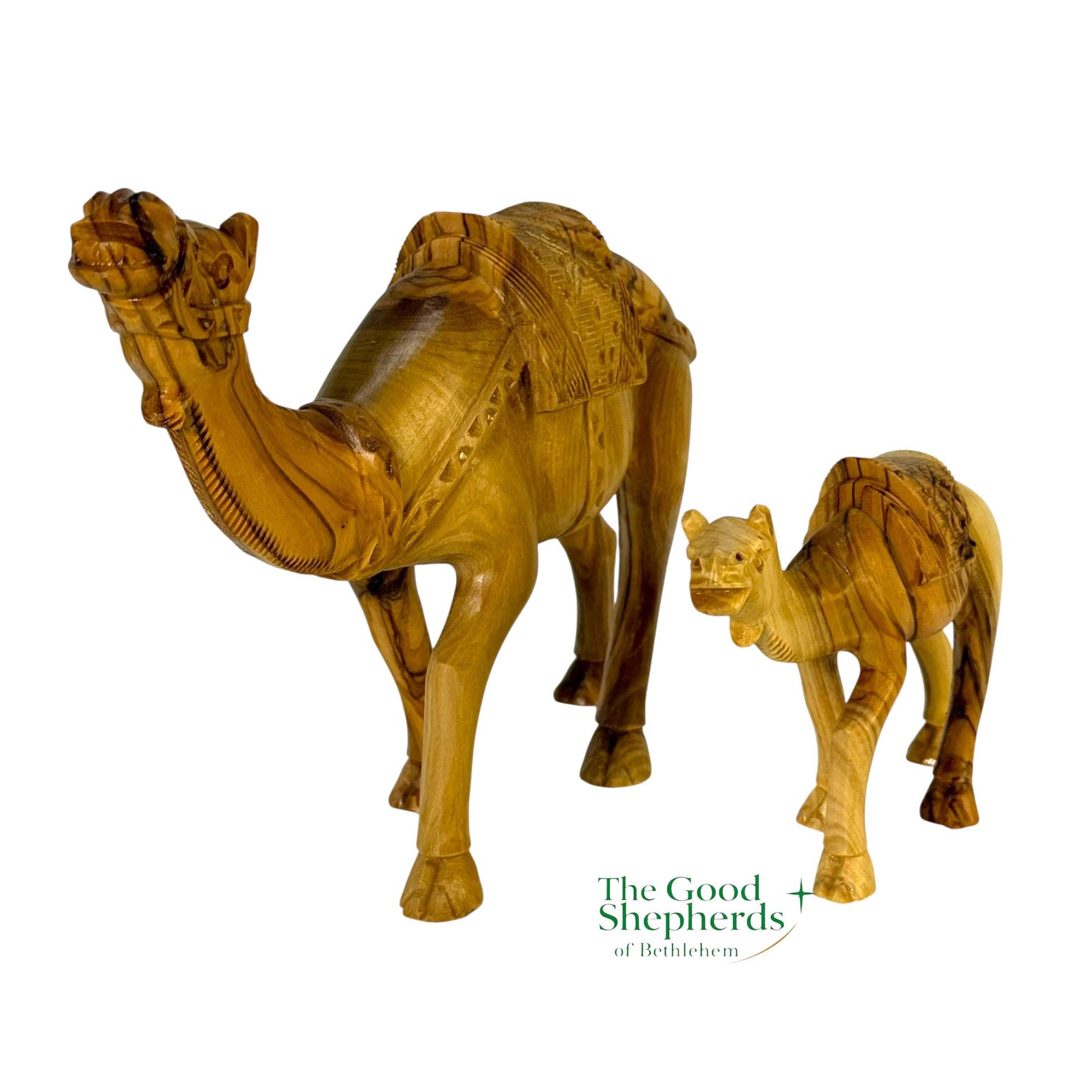 Hand-carved Olive Wood Camel With Saddle From the Holy Land | Highly ...